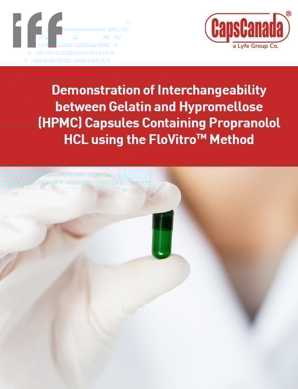 Study | Interchangeability between Hard Gelatin and Hard Hypromellose ...