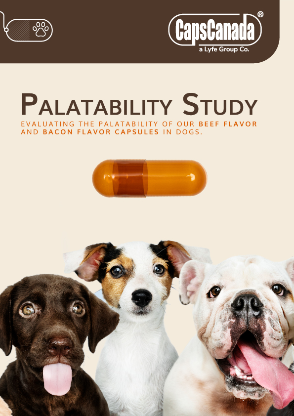 Palatability Study: Flavored capsules for pets | CapsCanada