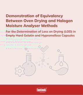 Determination of Loss on Drying (LOD) in Empty HPMC Capsules