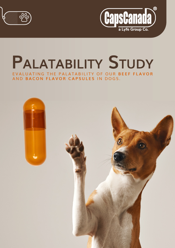 Palatability Study: Flavored capsules for pets | CapsCanada